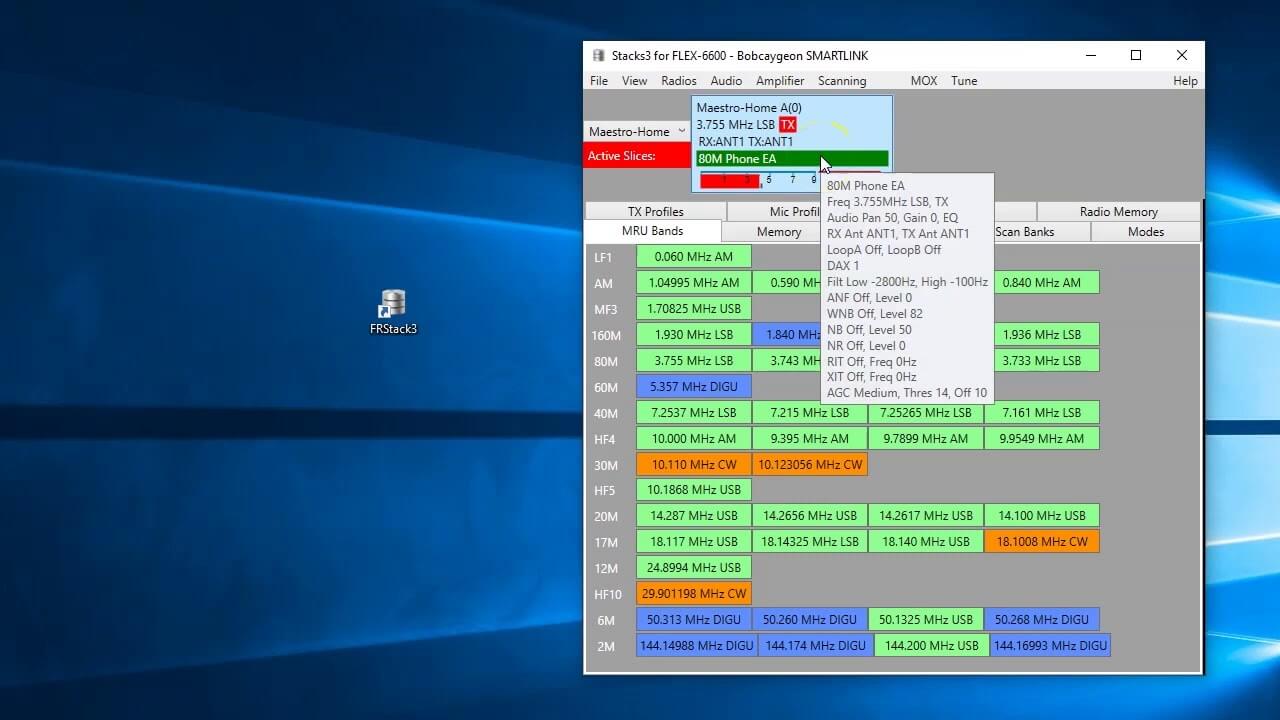 Flex 6000 radio and FRStack – FlexRadio
